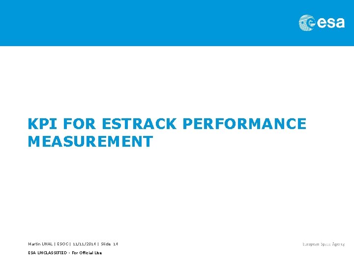 ESTRACK KPI for Network Service accounting Performance measurement