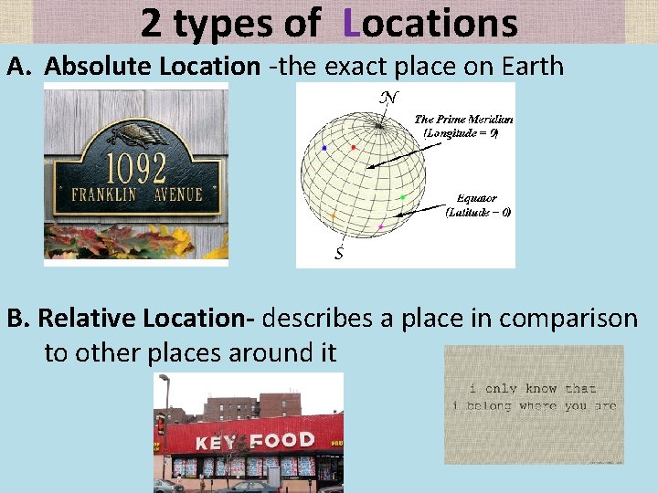 5 Themes of Geography MR HELP Movement Region