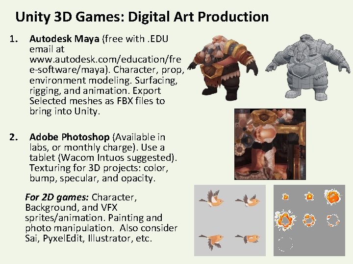 Game Design LESSON 4 Workplace Games and Intro