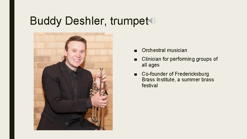 DALLAS BRASS By Julie Stuckert History and current