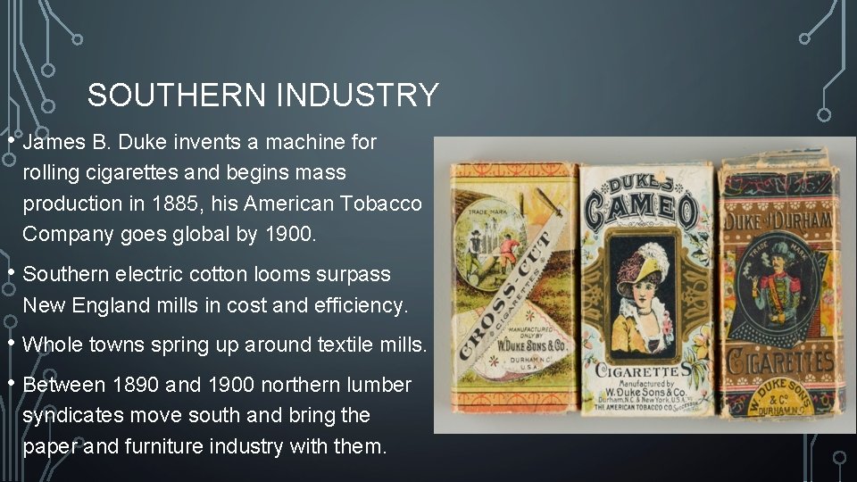 TRIUMPH OF INDUSTRIALISM BIRTH OF THE ELECTRICAL INDUSTRY