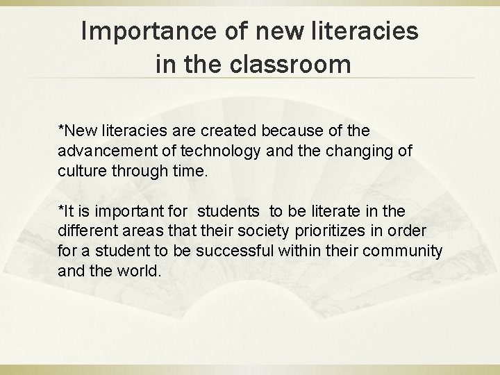 New Literacies in the classroom By Jack Julsing