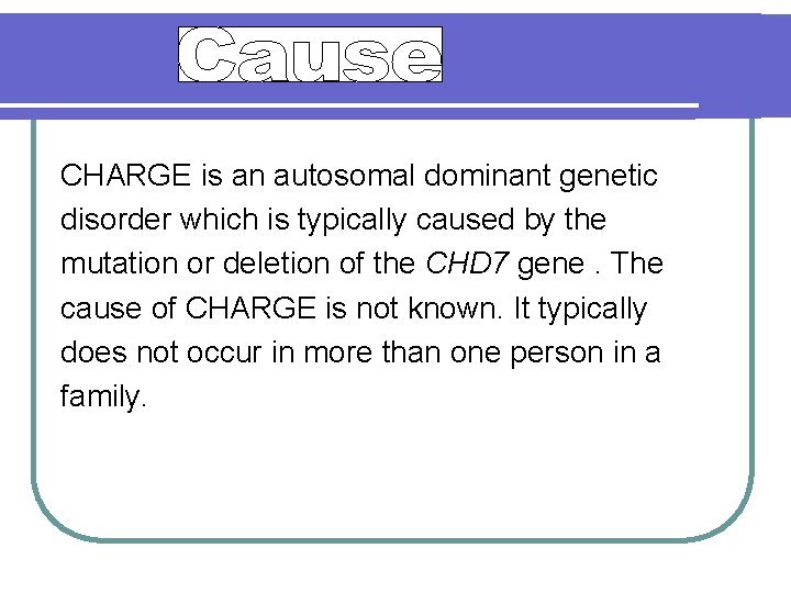 and its visual implications A genetic pattern of