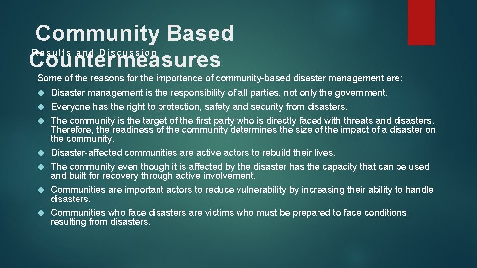 Simulation of Landslide Disaster in Reducing Disaster Risk