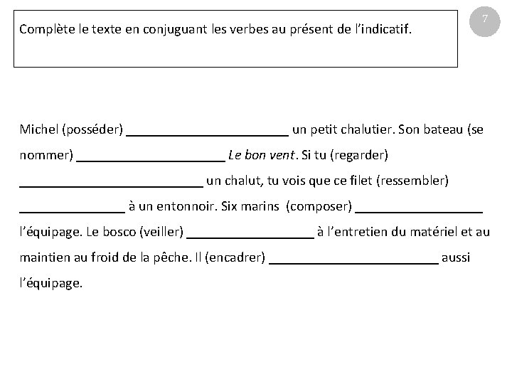 Fichier de conjugaison prsent de lindicatif Prnom 1