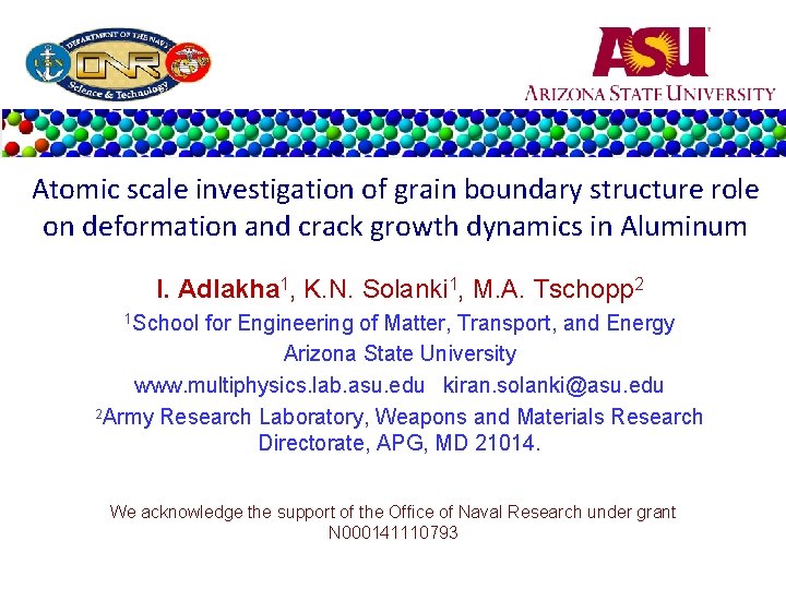 Atomic scale investigation of grain boundary structure role