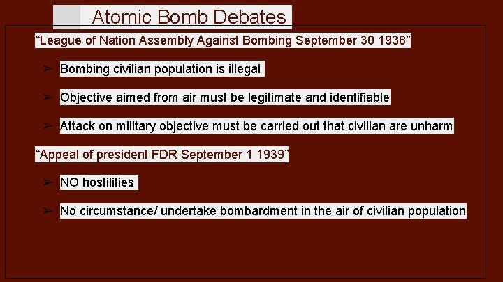 Hiroshima Nagasaki Bombing The reason why the U