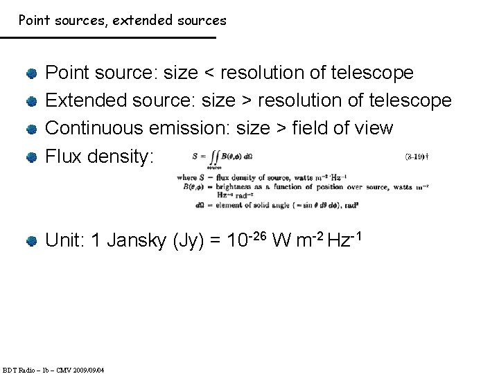 Basic Detection Techniques 1 b 20090904 Single pixel