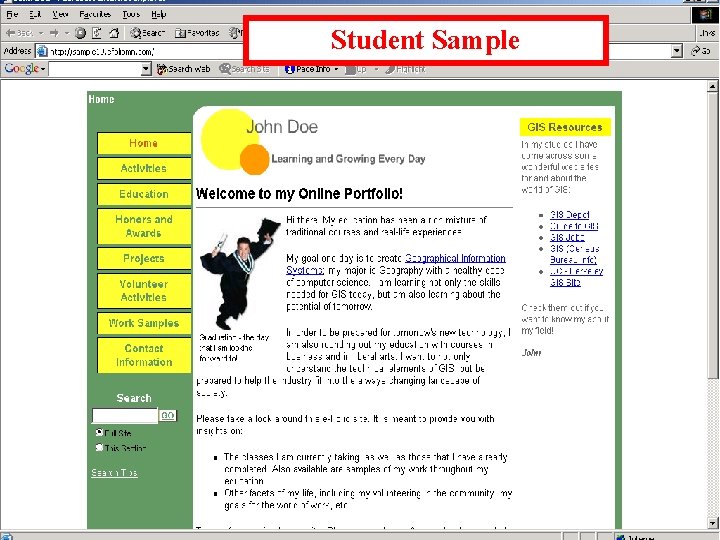 Minnesotas Electronic Portfolio efolio TM A Statewide Infrastructure