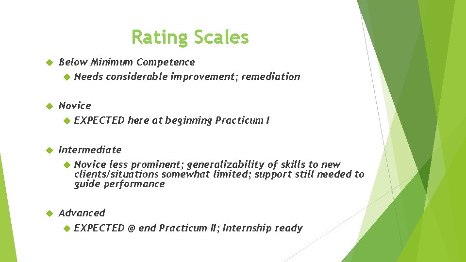 Competencies and Rubrics What are they Good For