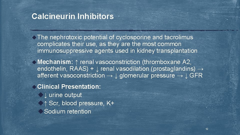DrugInduced Acute Kidney Injury Medications Mechanisms of Injury