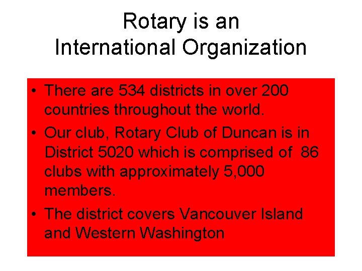 This is Rotary Adapted from a presentation by