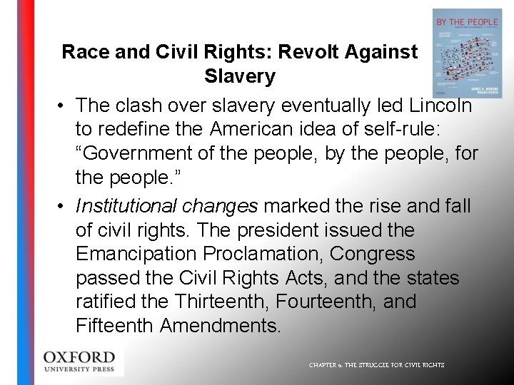 The Struggle for Civil Rights Chapter 6 CHAPTER
