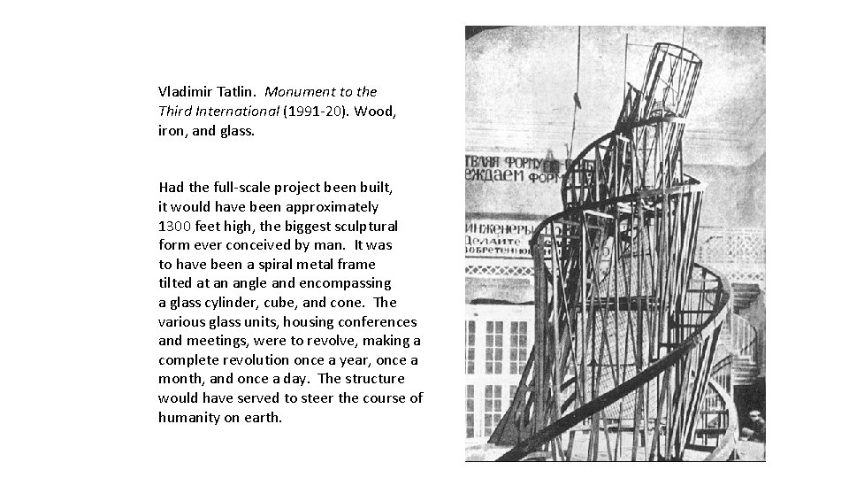 CONSTRUCTIVISM 1915 1935 History Following the Communist revolution