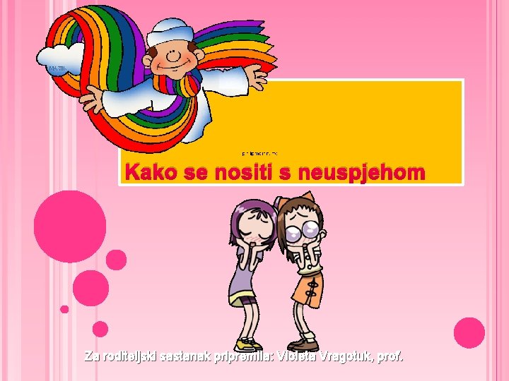 Kako se nositi s neuspjehom Za roditeljski sastanak