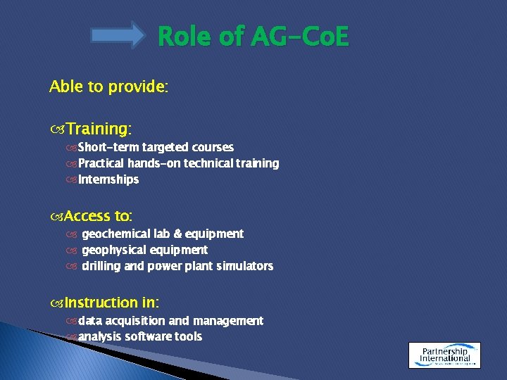 Africa Geothermal Center of Excellence AGCo E Feasibility