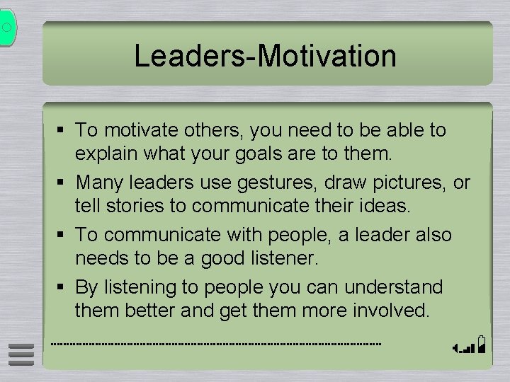 Leadership in Management Chapter 8 Introduction to Business