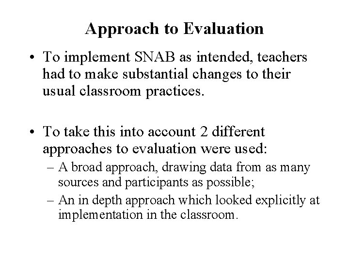 Development of The SaltersNuffield Advanced Biology Curriculum SNAB