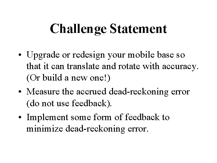 General Robotics Lab 4 Simple Mechanical Base Avi
