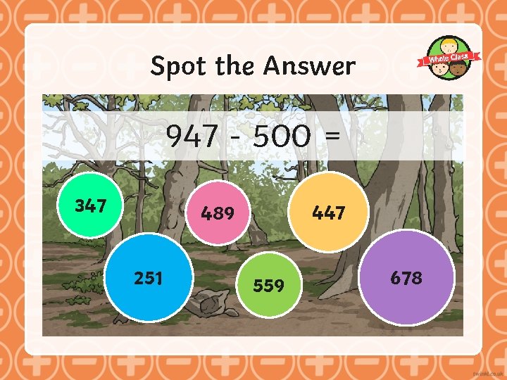 Maths Year 3 Addition and Subtraction Year One