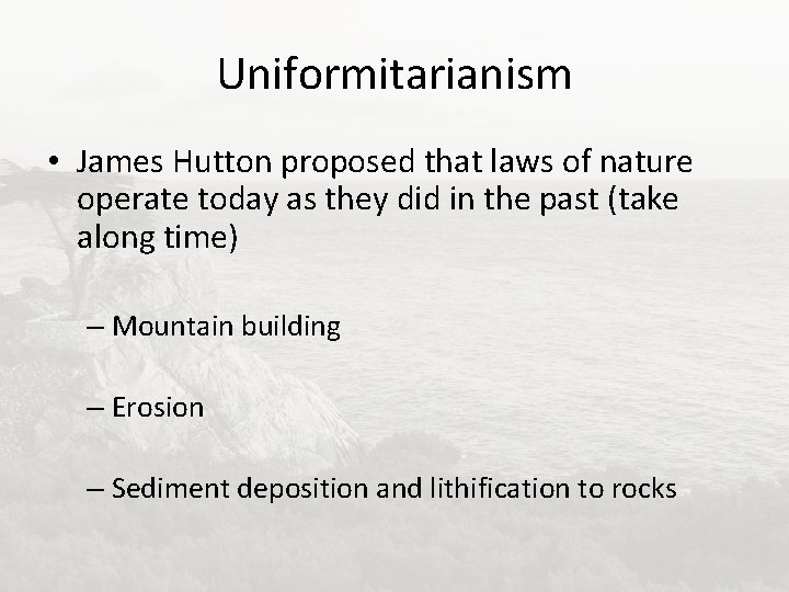 Understanding Geologic Time How old is it How