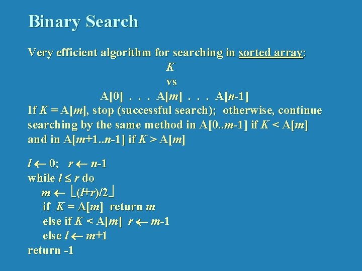 Chapter 5 DivideandConquer DivideandConquer The mostwell known algorithm