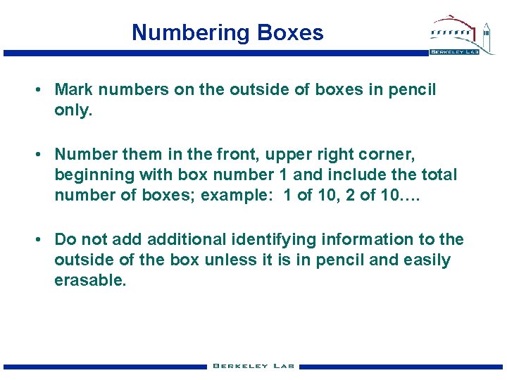 Archives and Records Management ARM at Berkeley Lab