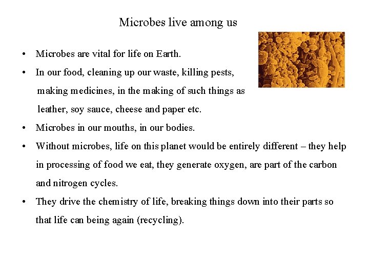 Lecture 2 MICROBIOLOGY AND IMMUNOLOGY BIOL 200343 SUMMER