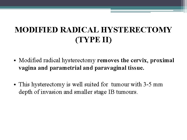 LAPAROSCOPIC RADICAL HYSTERECTOMY AND BILATERAL PELVIC LYMPHADENECTOMY OUR