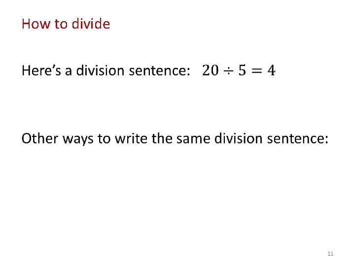 Math 50 1 4 Dividing Whole Numbers Solving