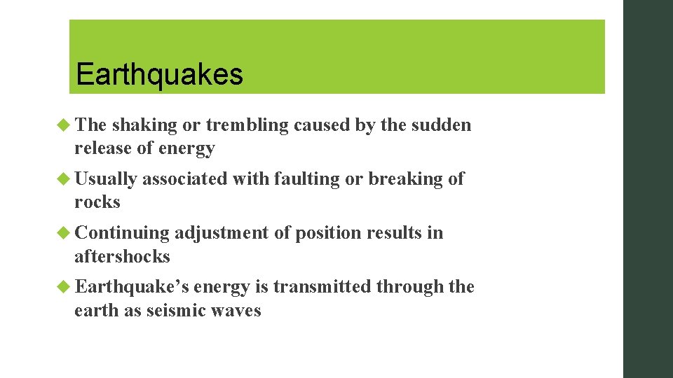 EARTHQUAKES MECHANISM AND IMPACTS PRESENTED BY ALTAF HUSSAIN