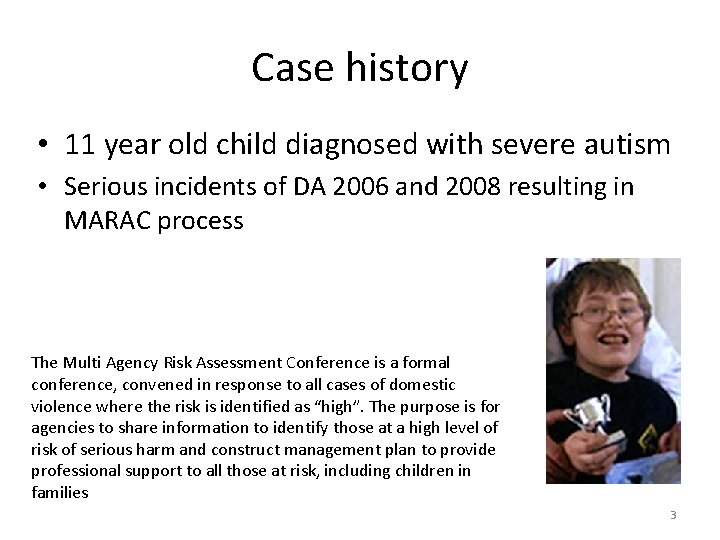 ASD assessment and Safeguarding challenges Dr Rachel Brooks