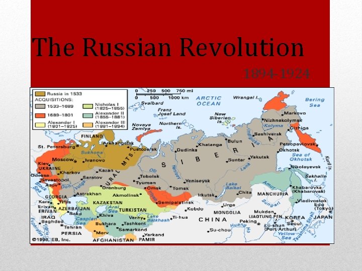 The Russian Revolution 1894 1924 A The Reign