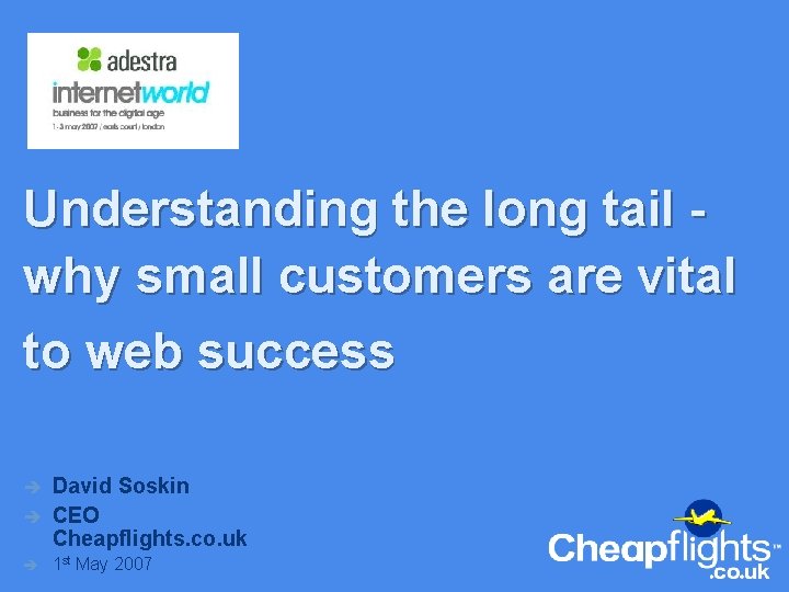 Understanding the long tail why small customers are