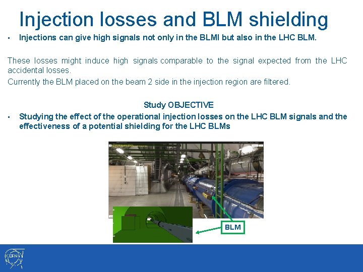 LIU SPStoLHC injection studies BLM response simulations with