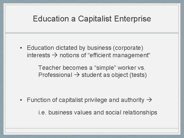 Chapter 4 Broken Promises Bowles and Gintis Current