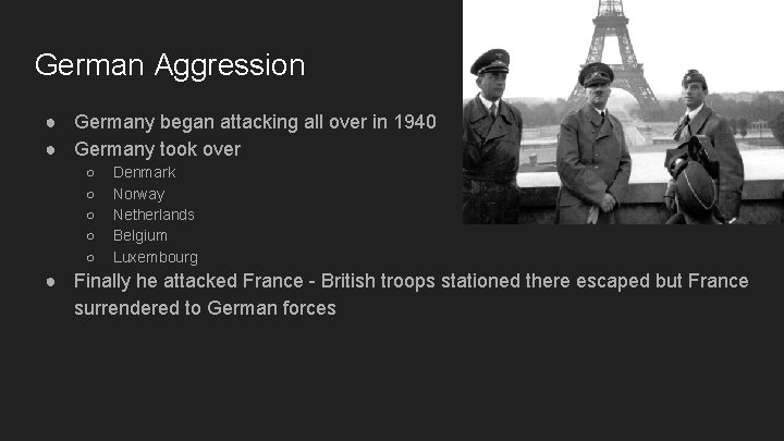 WWII Background Mr Turner Ideologies change After WWI