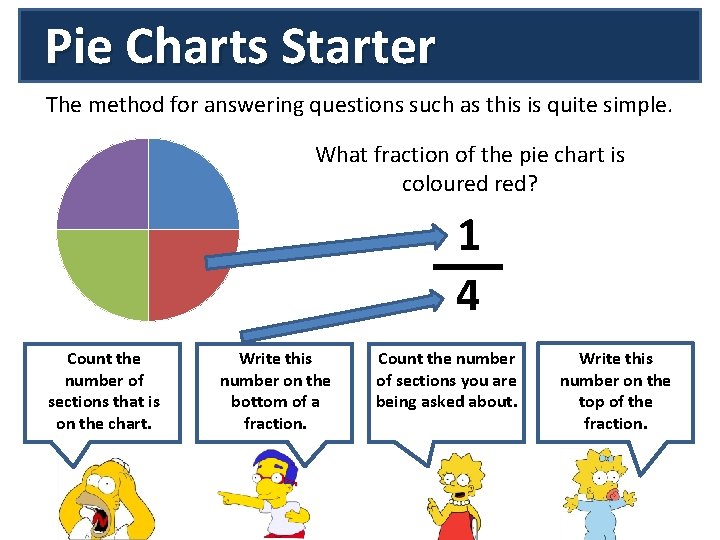 Pie Charts Hmmmmm Pie Pie Charts Starter Select