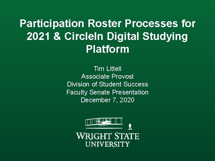 Participation Roster Processes for 2021 Circle In Digital