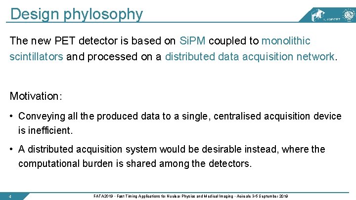 UTOFPET design of a highly scalable TOFPET detector