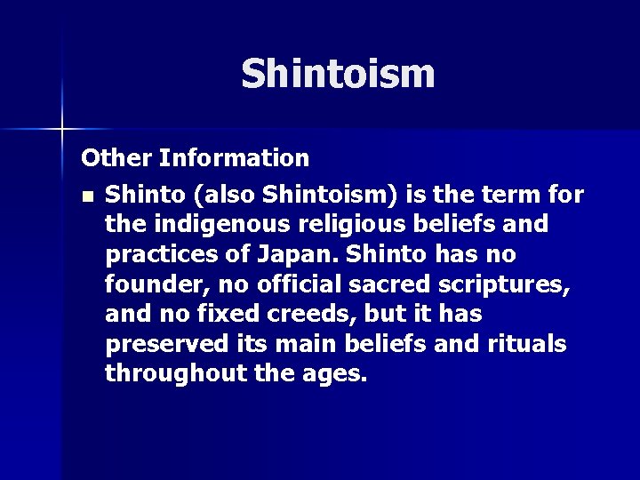 Religions of Southern and Eastern Asia Buddhism Hinduism