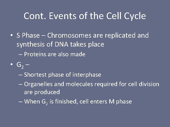 Section 10 2 Cell Division Biology I Flora