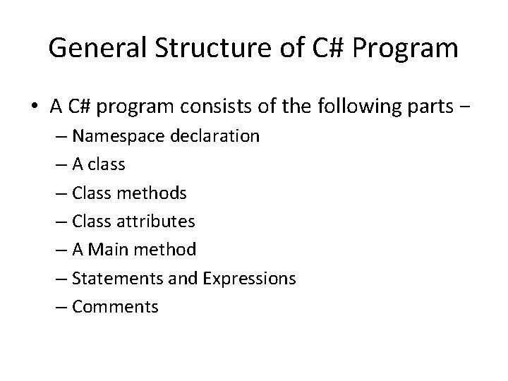 Language Basics References https www csharpcorner com https