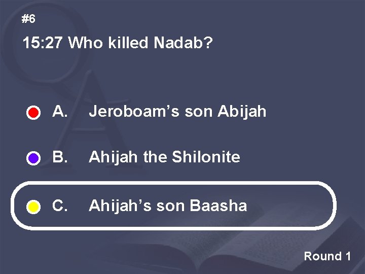 1 15 17 What did Baasha king of