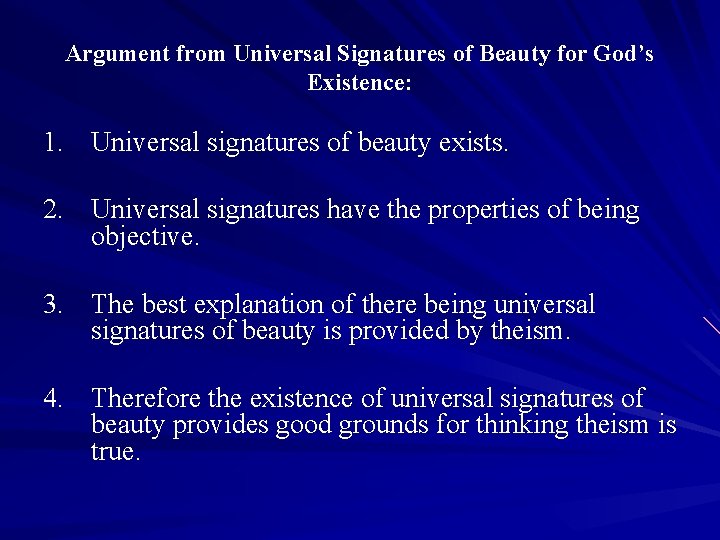 Can Beauty Point Us to God A Posteriori