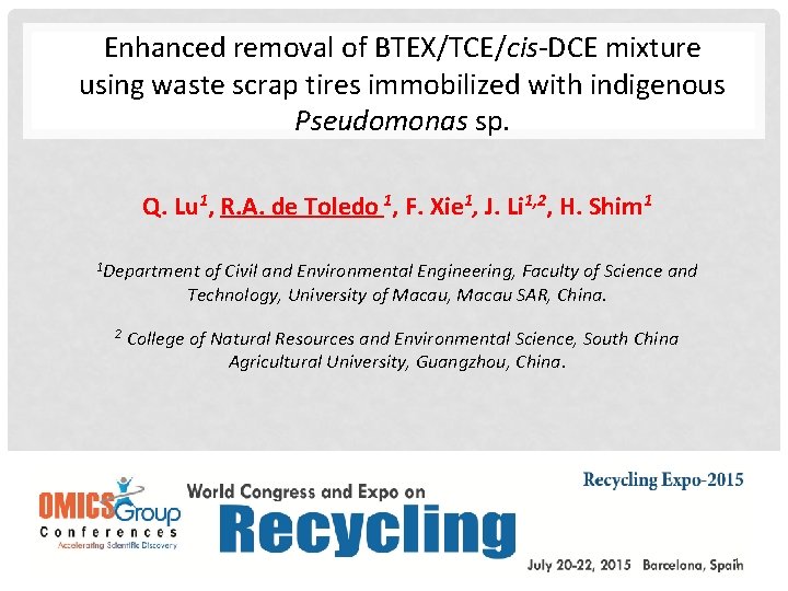 Enhanced removal of BTEXTCEcisDCE mixture using waste scrap