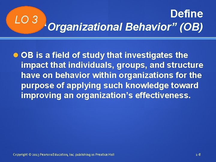 Chapter Organizational Behavior 15 th Ed 1 Robbins