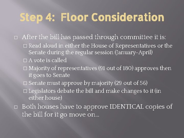 HOW A BILL BECOMES A LAW IN GEORGIA