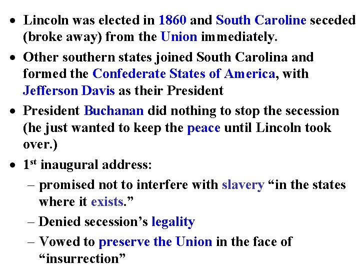 RS Notes Election of 1860 1854 Republican Party