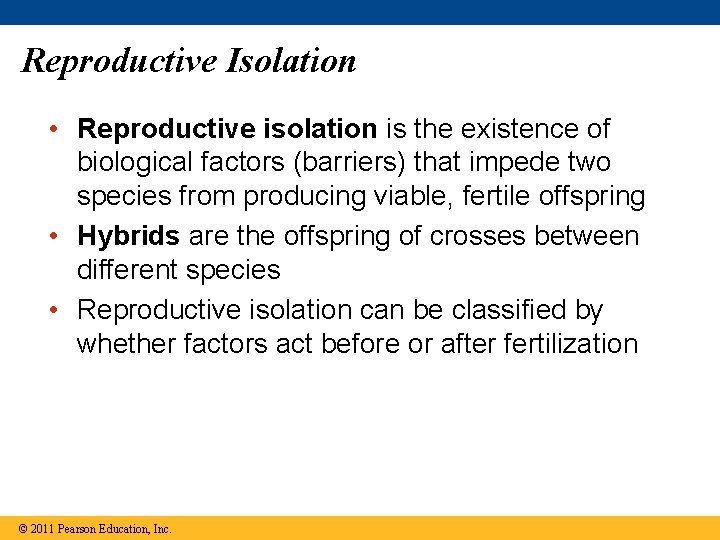 Concept 24 1 The biological species concept emphasizes